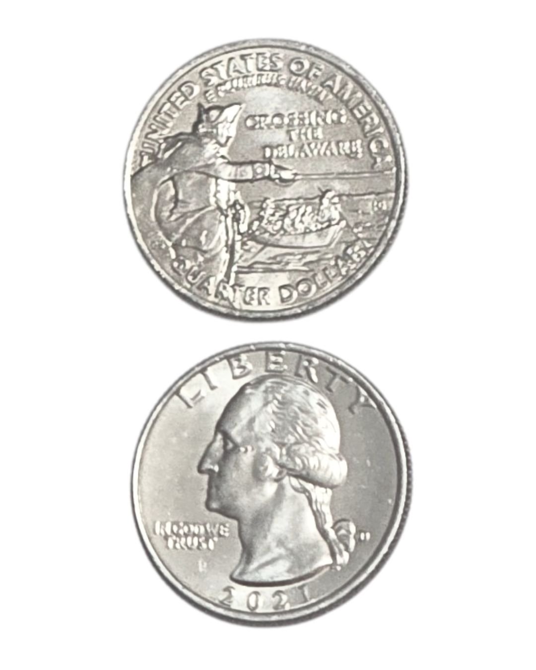 Moeda EUA Quarter Dollar América Beautiful Quarters - George Washington ...